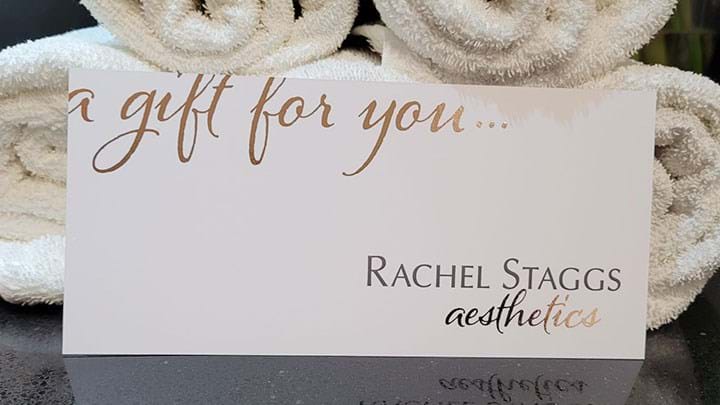 Rachel Staggs Gift Voucher - Rachel Staggs Aesthetics
